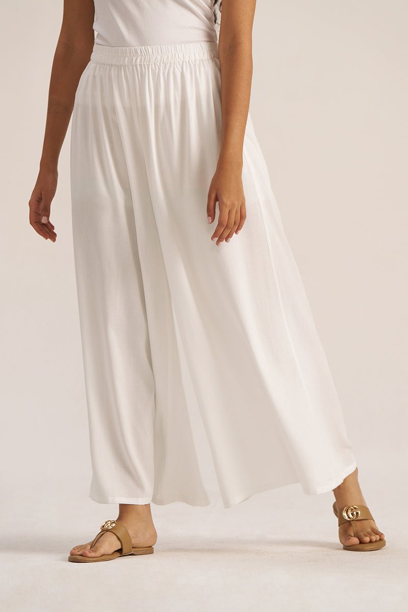 Basic Bottoms - White - Ganga Fashions